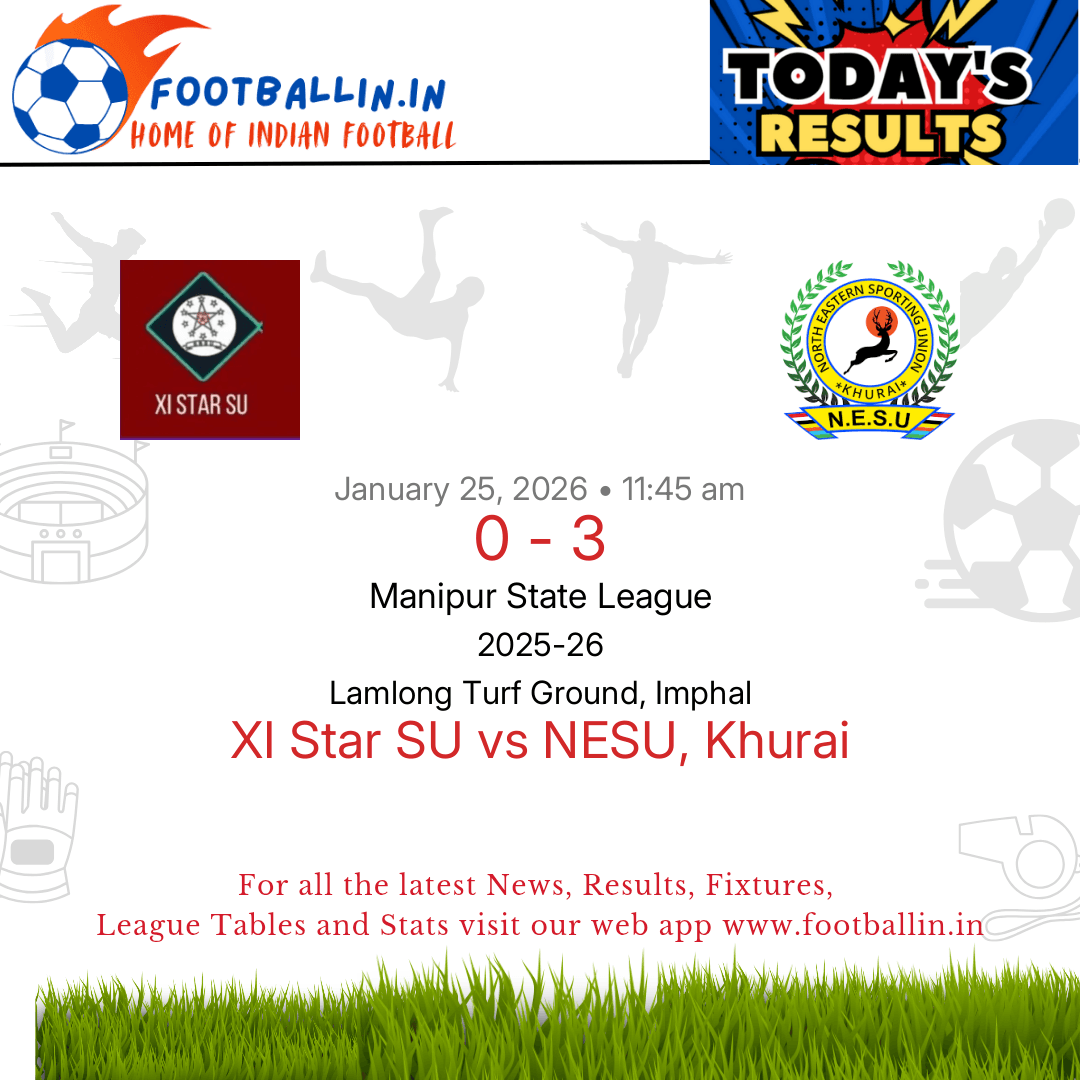 🚀 NESU, Khurai’s firepower too much for XI Star SU | Results, Fixtures ...