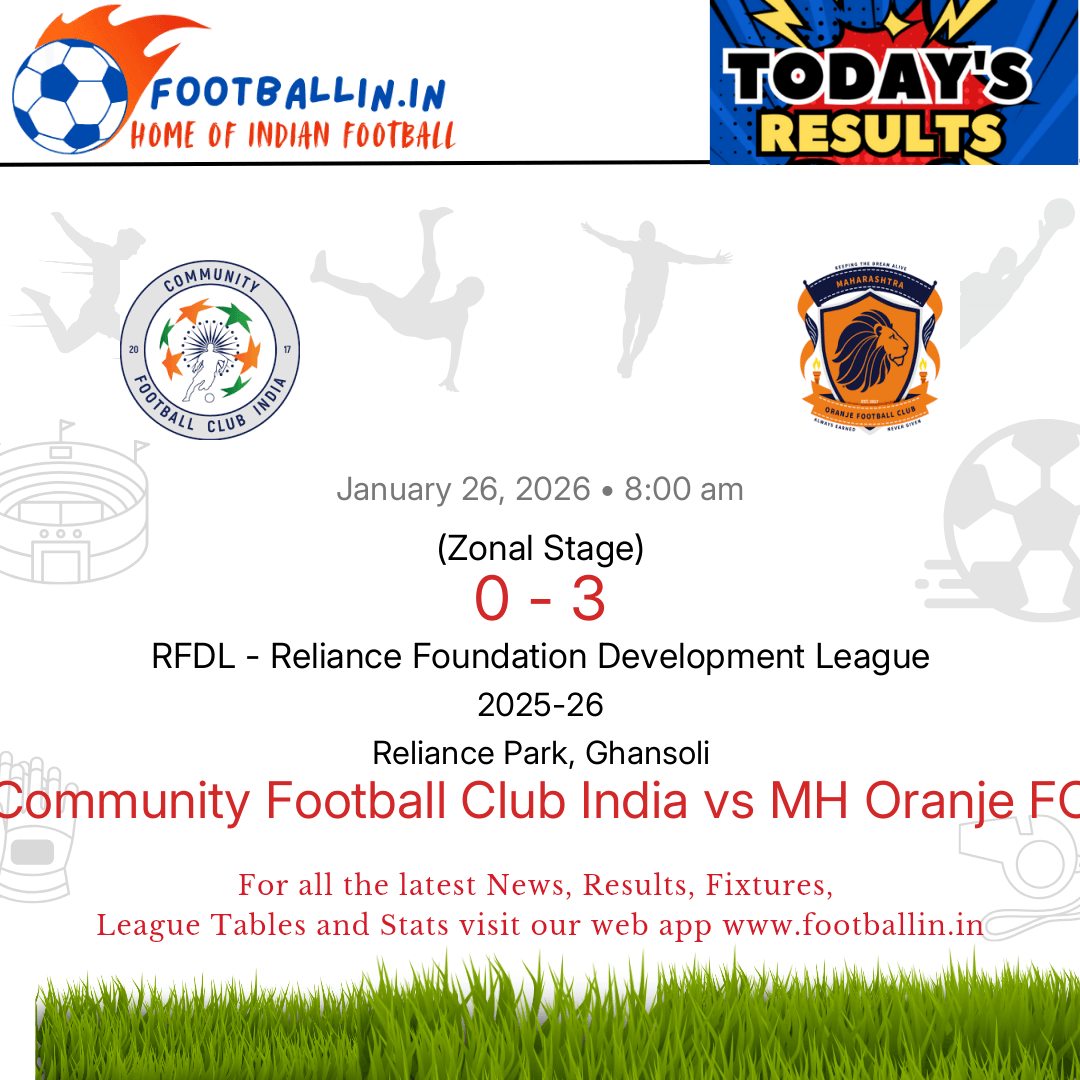 ⚽🔥 MH Oranje FC fired 3 past Community Football Club India | Results ...