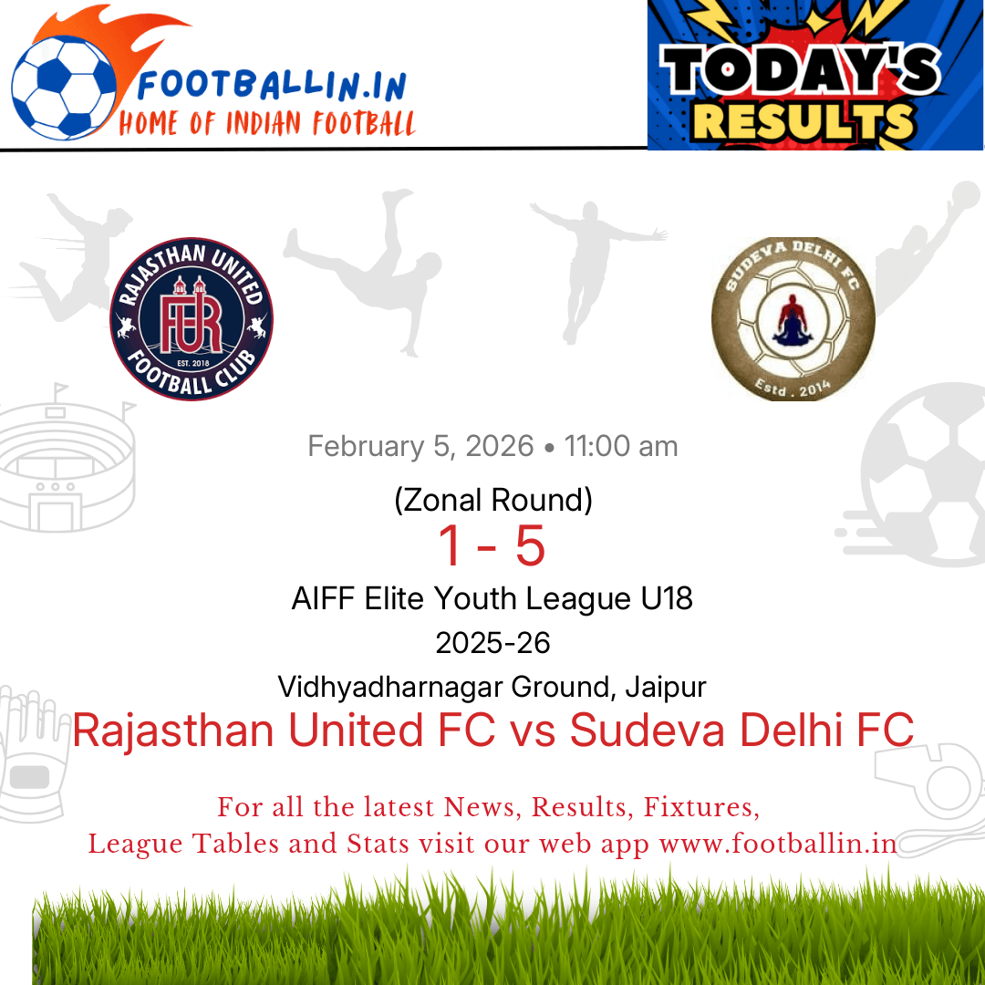🎩 Zomuanpuia powers Sudeva Delhi FC past Rajasthan United FC | Results ...